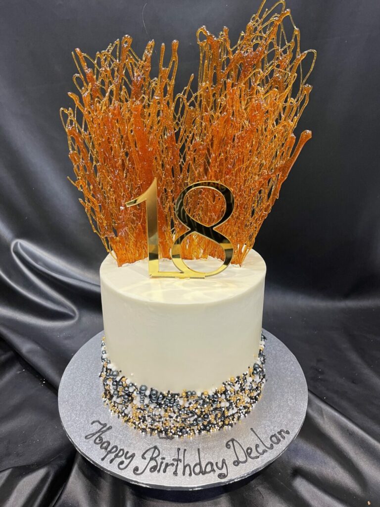 Extended Height with Toffee and Topper – Heidelberg Cakes