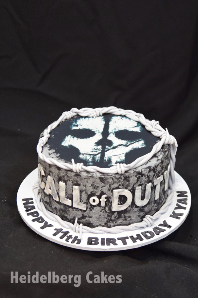Children Boys Cakes 12 – Call of Duty – Heidelberg Cakes
