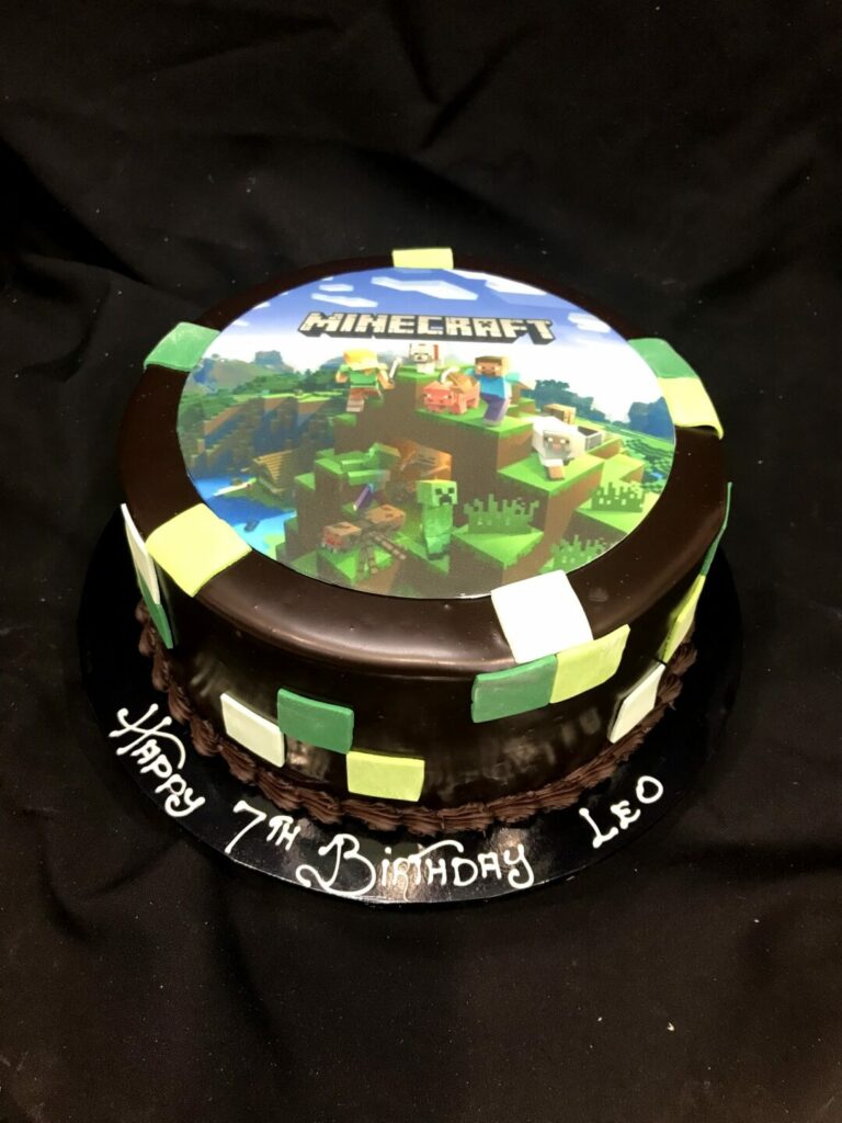 Flat Minecraft Edible Image – Heidelberg Cakes